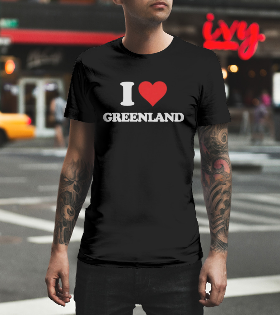 I Heart Greenland Gift Idea T-Shirt
