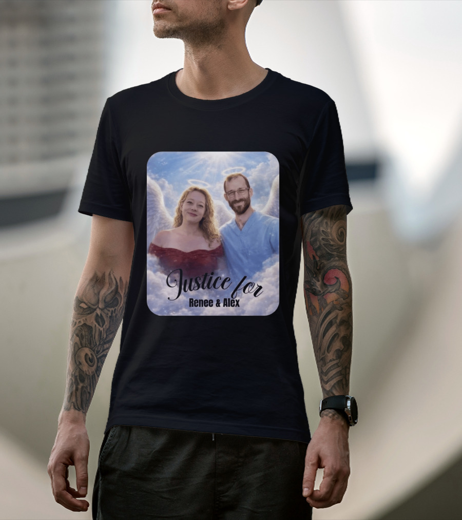 Justice For Renee And Alex Angel Wings Memorial T-Shirt