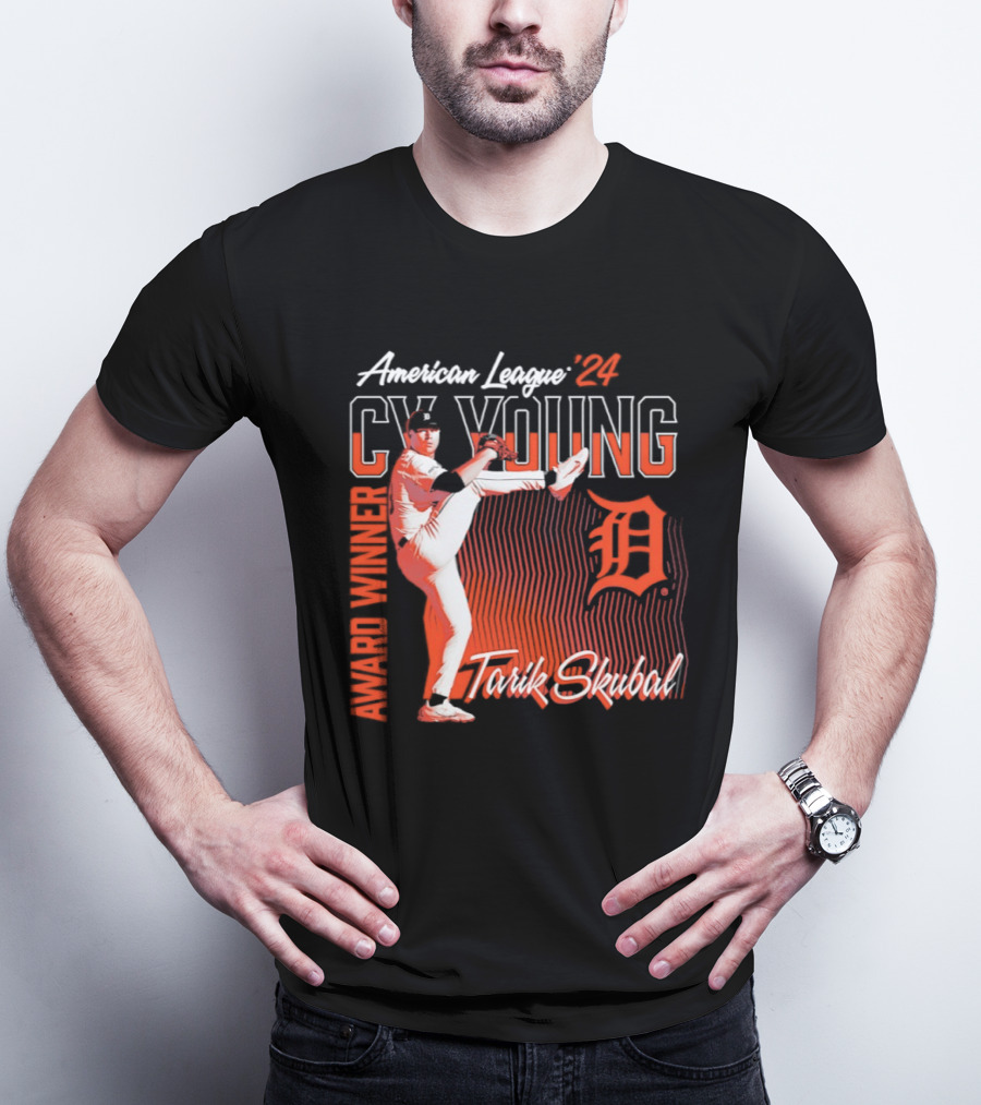 American League Cy Young Tarik Skubal Detroit Tigers Winner T-Shirt