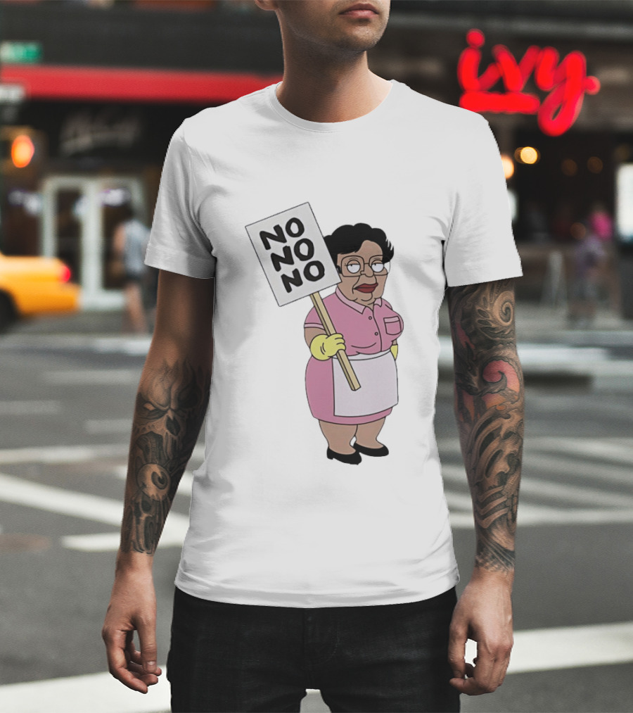 Consuela No No No Family Guy Character Sign T-Shirt