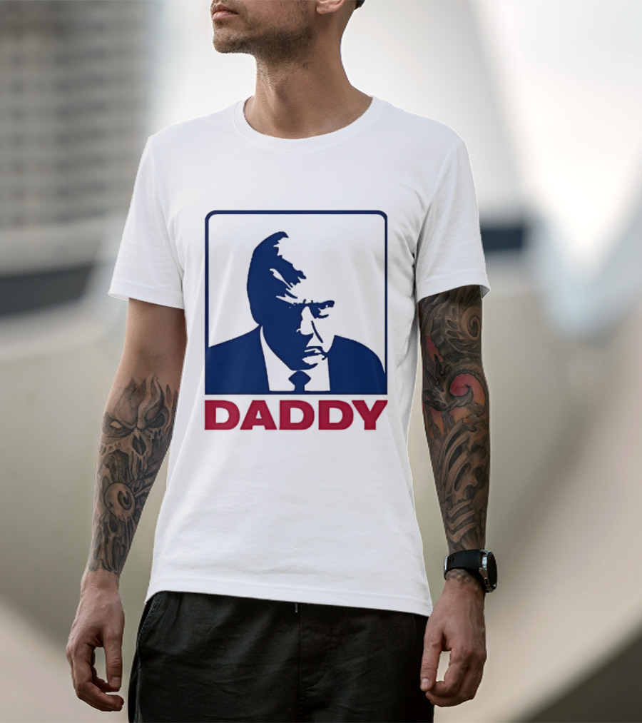 Daddy Donald Trump Blue Red T-Shirt