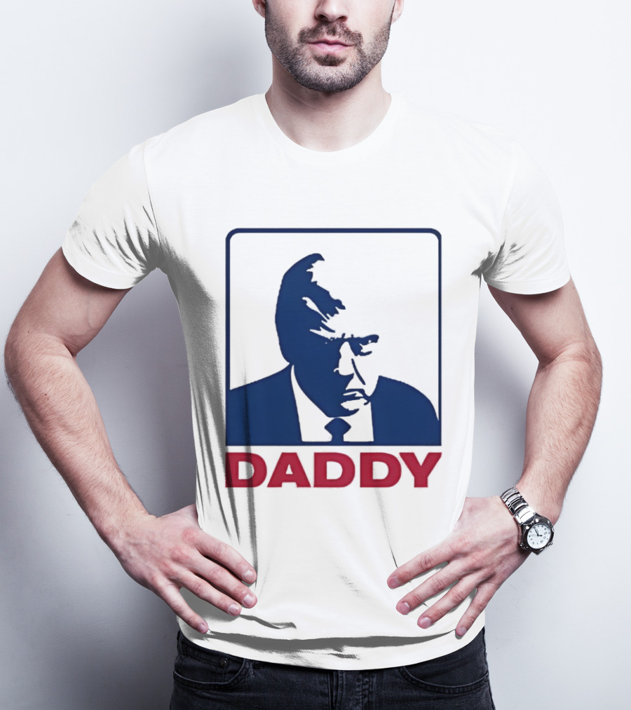 Daddy Donald Trump Blue Red T-Shirt