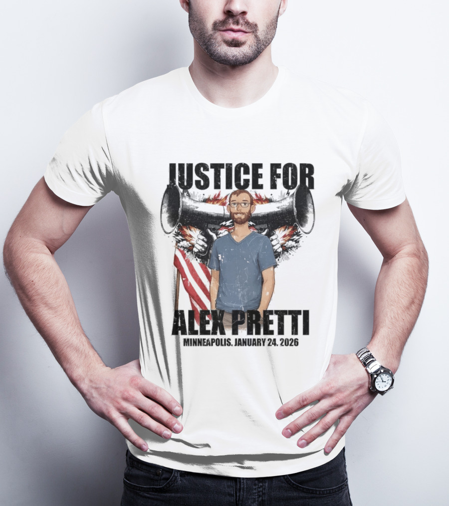 Justice For Alex Pretti Remembering August 24 2020 T-Shirt
