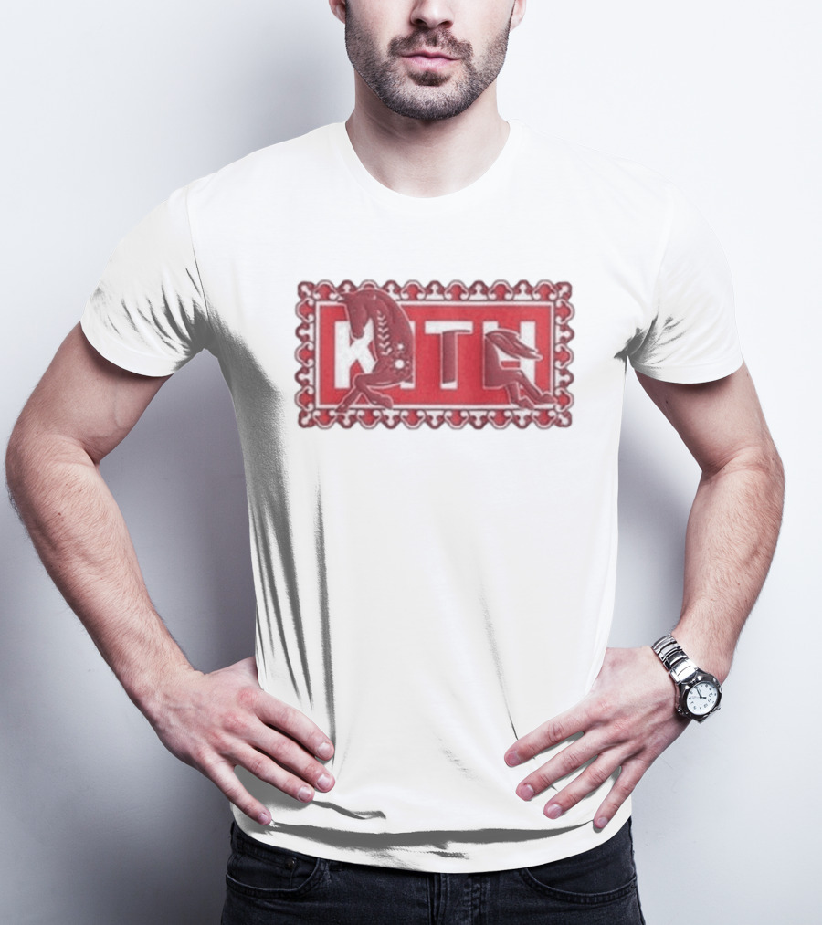 Kith Treats Year Of The Horse Red T-Shirt