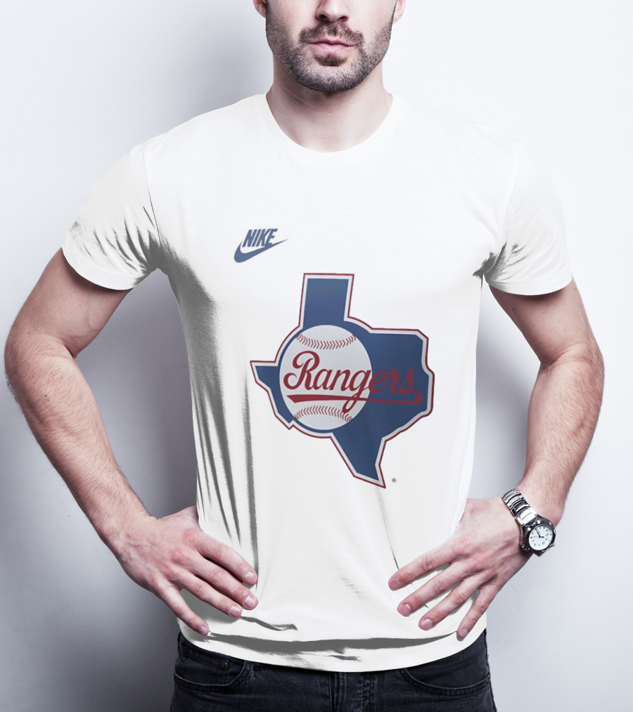 Rangers Baseball Texas Map Iconic Team T-Shirt