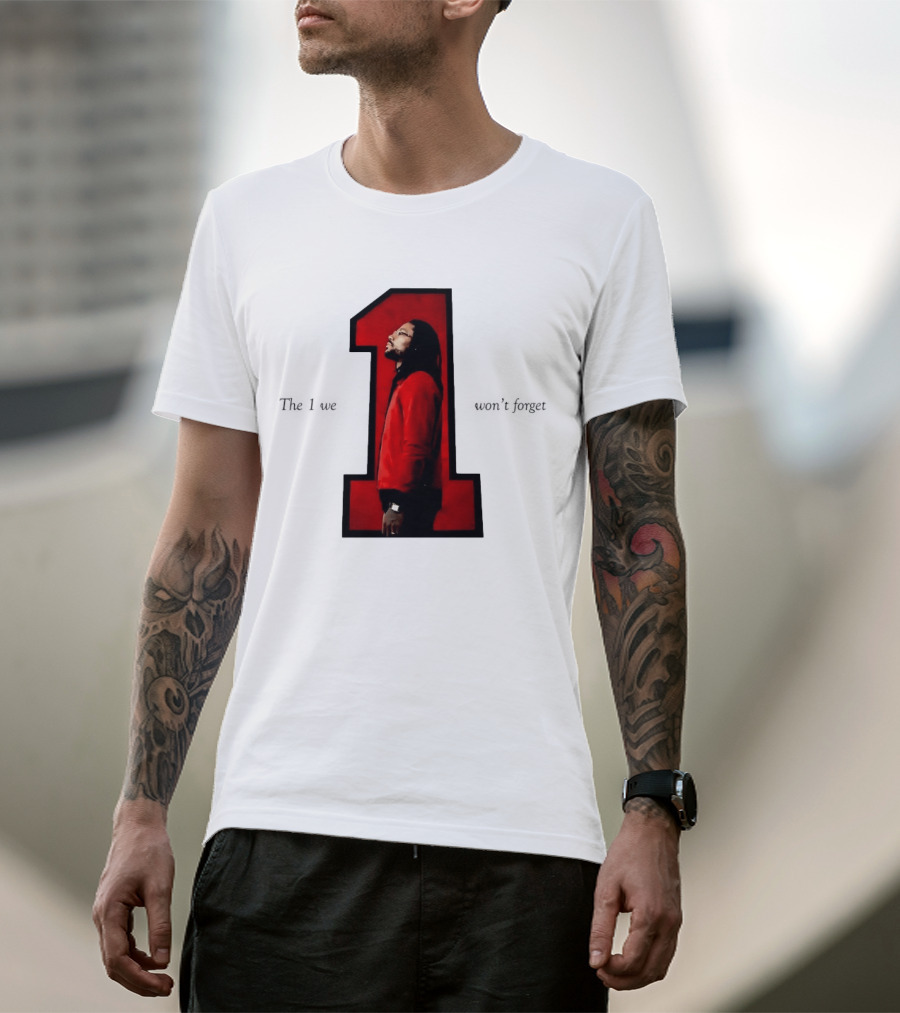 Derrick Rose The 1 We Won't Forget Iconic Red Jacket Legend T-Shirt