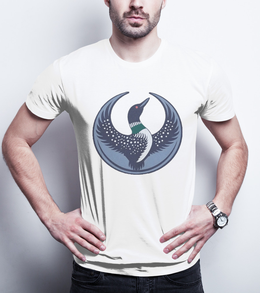 The Loon Platoon Rebel Alliance Emblem Bird Circular T-Shirt