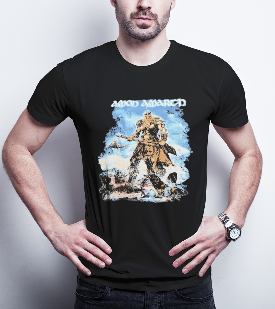 Amon Amarth Jomsviking Warrior With Axe T-Shirt