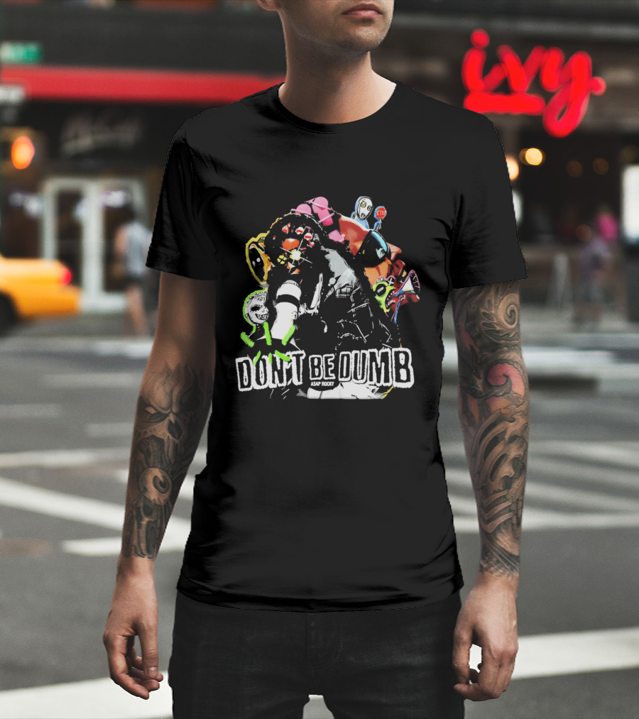 Asap Don't Be Dumb Colorful Robot 2026 T-Shirt