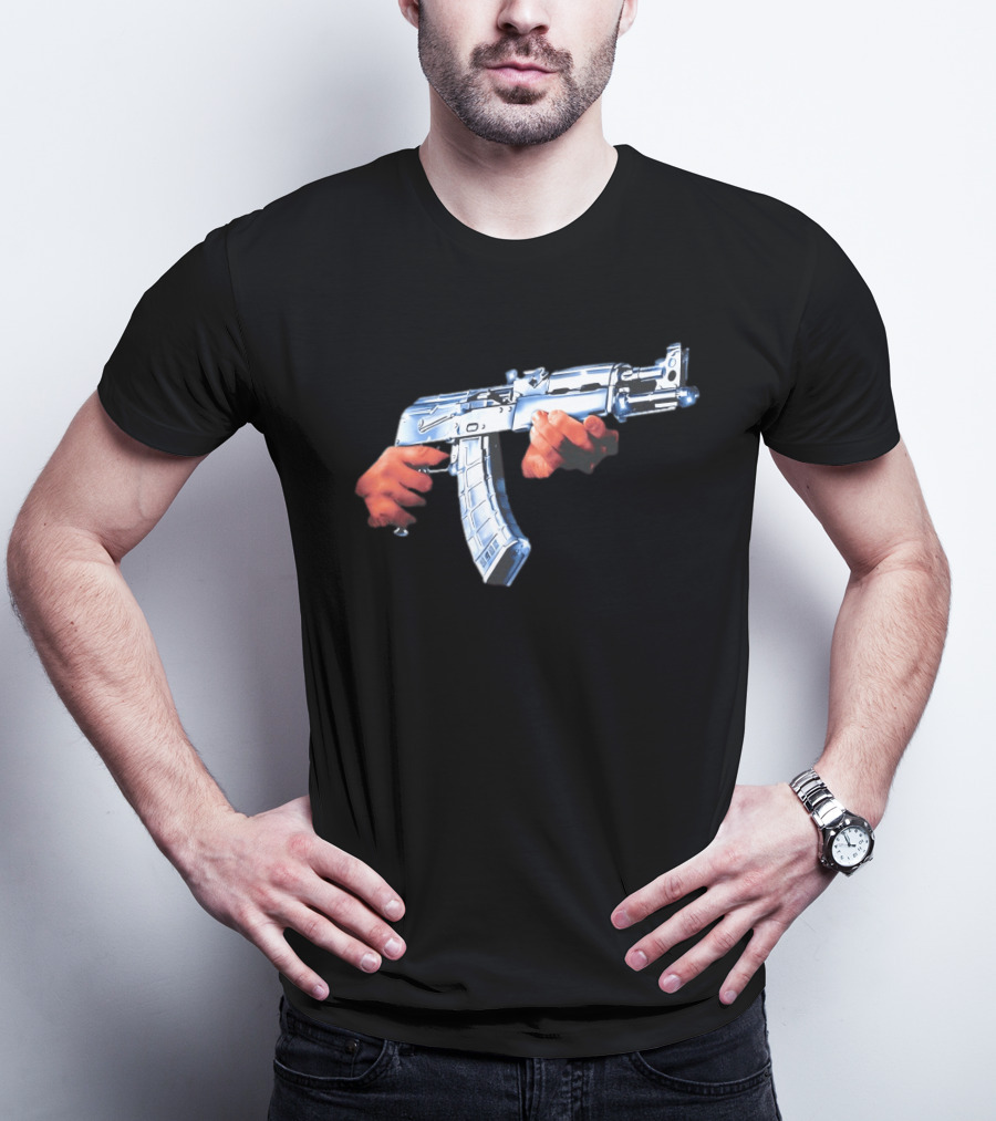 Gun Uncompromising AK 47 Illustration Ruger T-Shirt