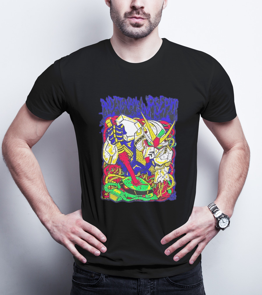 Gundam Mobile Suit Neon Graffiti T-Shirt
