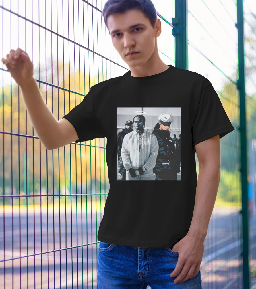 Jujutsu Kaisen Gojo Satoru Pop Smoke Collaboration T-Shirt