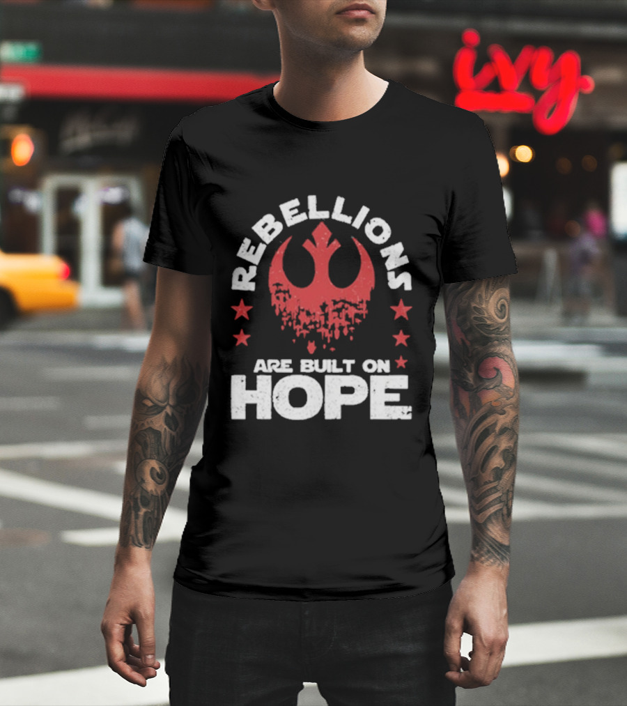Rebellions Are Built On Hope Star T-Shirt