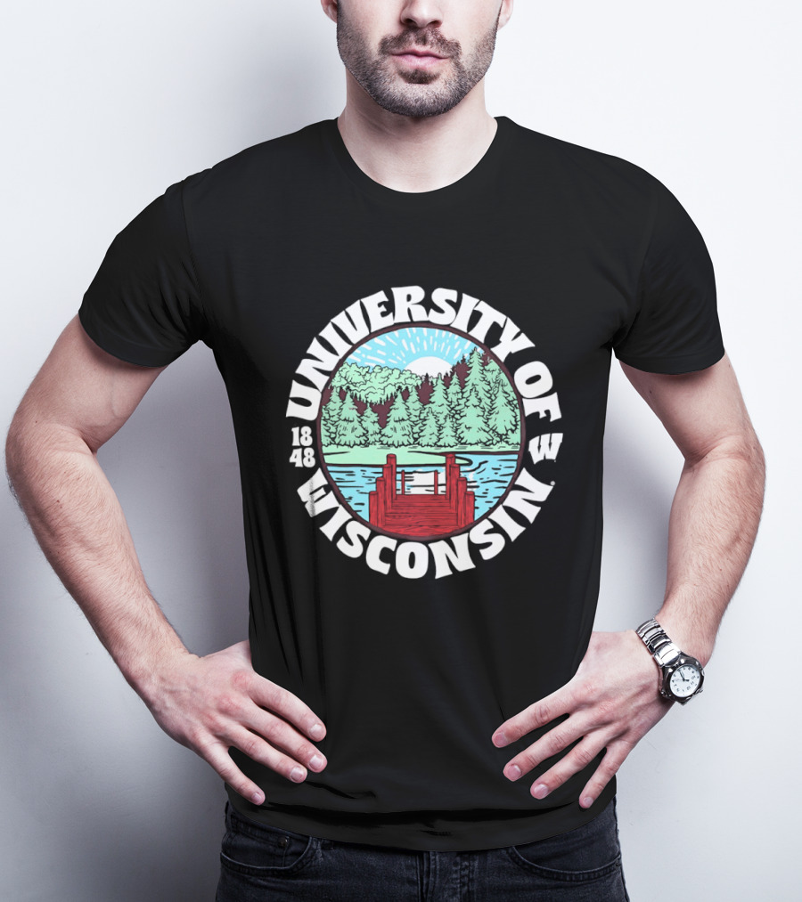 University Of Wisconsin 1848 Lake Scene T-Shirt