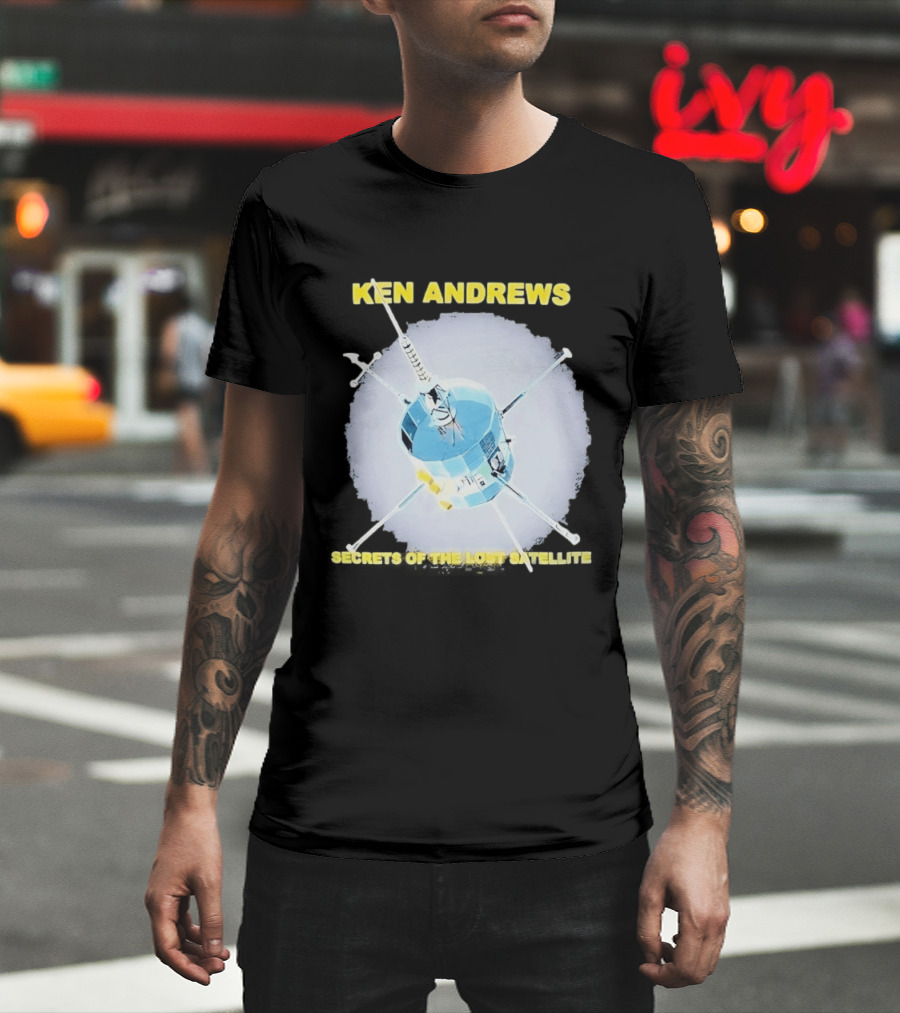 Ken Andrews Secrets Of The Lost Satellite T-Shirt