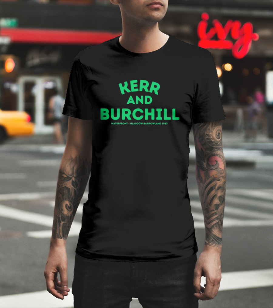 Kerr And Burchill Waterfront Glasgow Barrowland 1983 Concert T-Shirt