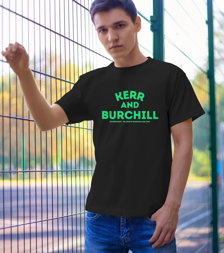 Kerr And Burchill Waterfront Glasgow Barrowland 1983 Concert T-Shirt