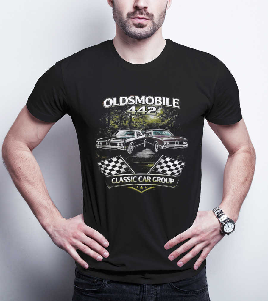 Oldsmobile 442 Muscle Car Sport Coupe Classic 1969 Vintage American Auto T-Shirt