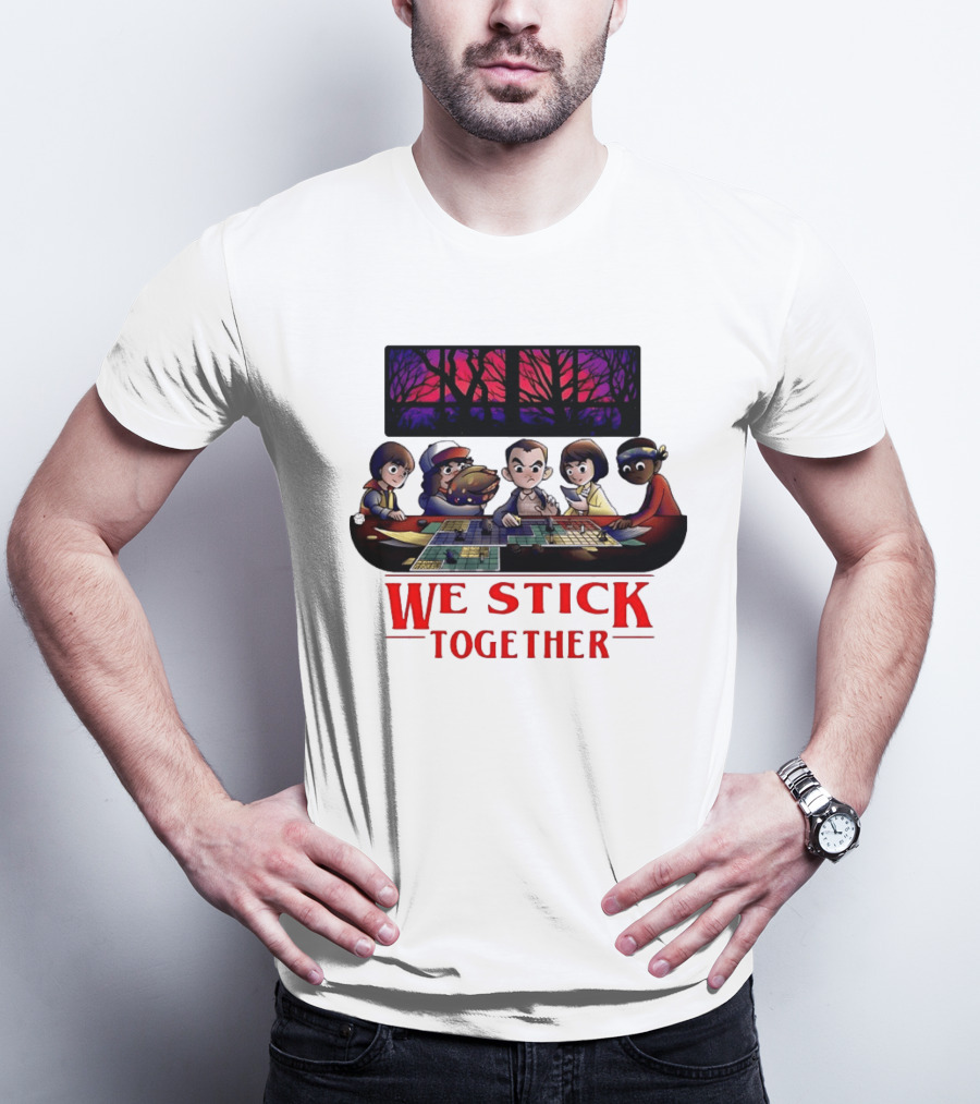 We Stick Together Stranger Things Dungeons And Dragons Adventure T-Shirt
