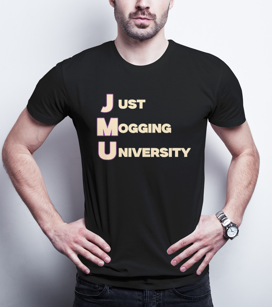 Just Mogging University JMU Football Fan Gear Collection T-Shirt
