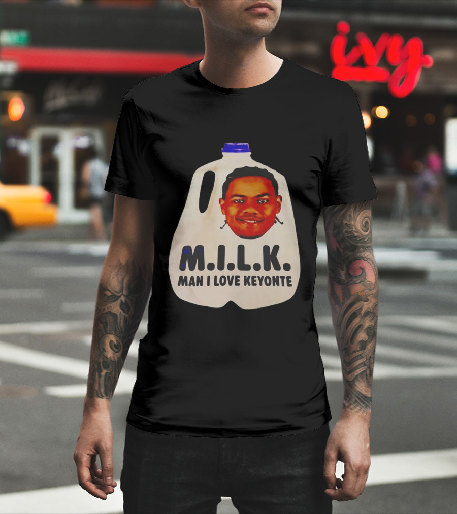 M.I.L.K Man I Love Keyonte George Fan T-Shirt