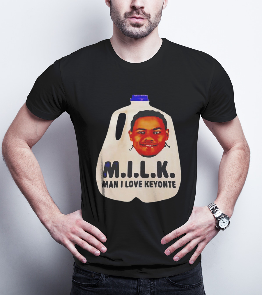 M.I.L.K Man I Love Keyonte George Fan T-Shirt