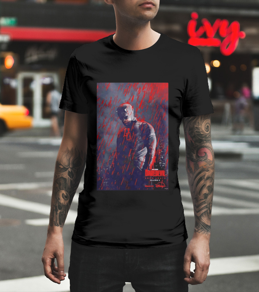 Daredevil Born Again Season 2 Premiering March 24 2026 Disney Plus T-Shirt