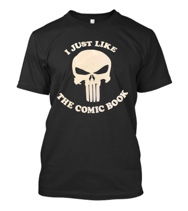 I Just Like The Comic Book Skull Fan T-Shirt
