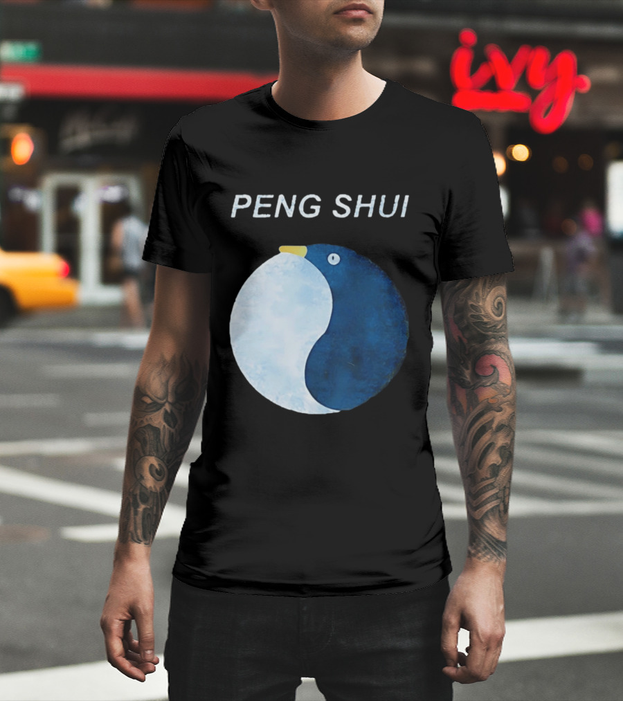 Peng Shui Feng Shui Penguin Yin Yang T-Shirt