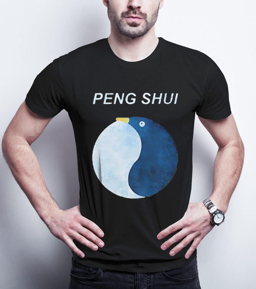 Peng Shui Feng Shui Penguin Yin Yang T-Shirt