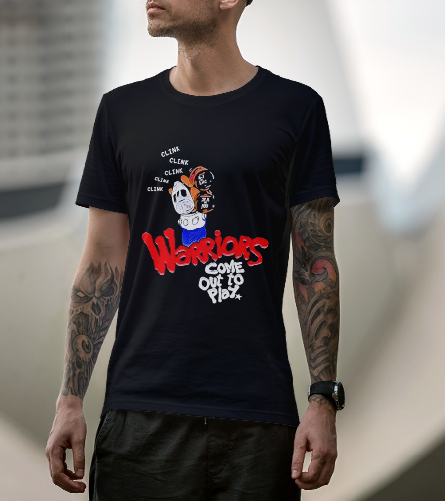 Warriors Come Out To Play Clink Bat Iconic Scene T-Shirt