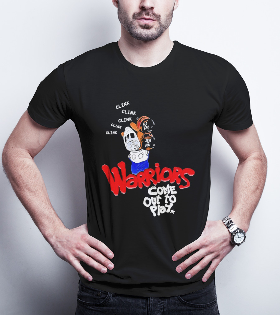 Warriors Come Out To Play Clink Bat Iconic Scene T-Shirt
