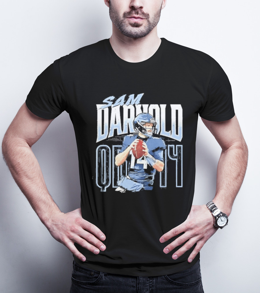 Sam Darnold Quarterback Number Four Football Seahawks T-Shirt