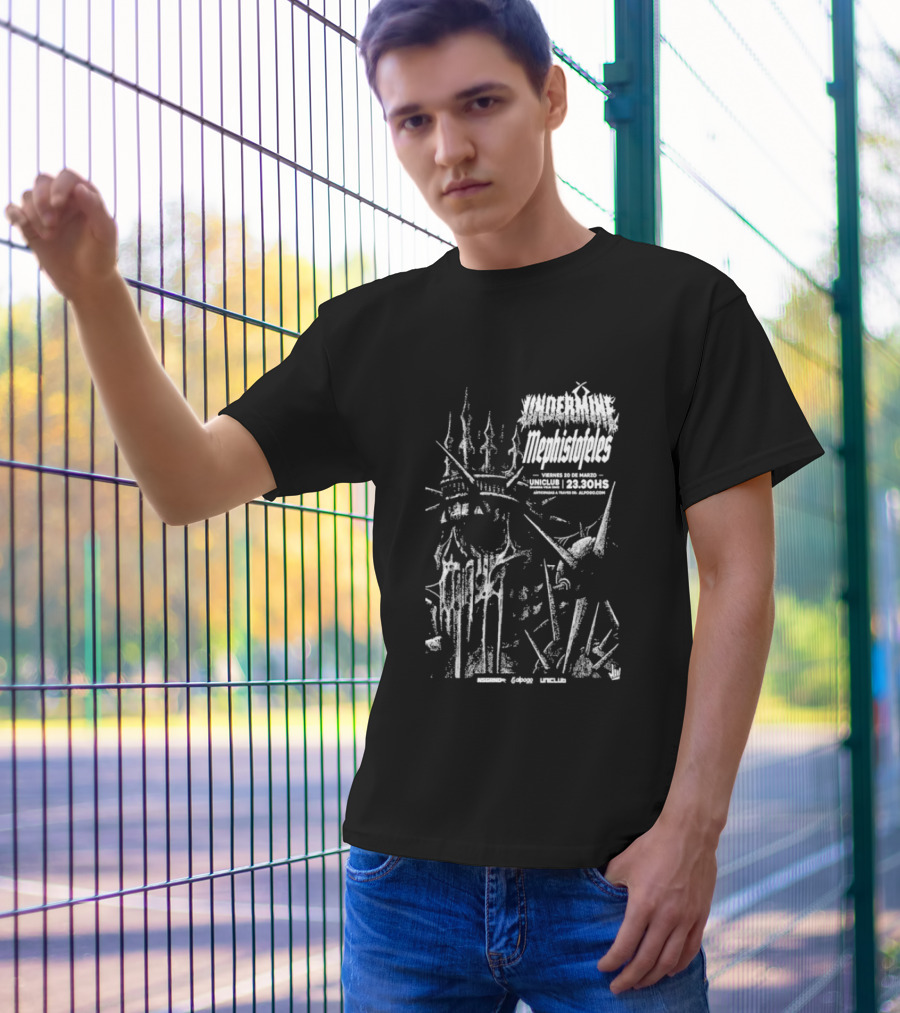 Undermine Mephistofeles Live March 20 2026 Uniclub Buenos Aires T-Shirt