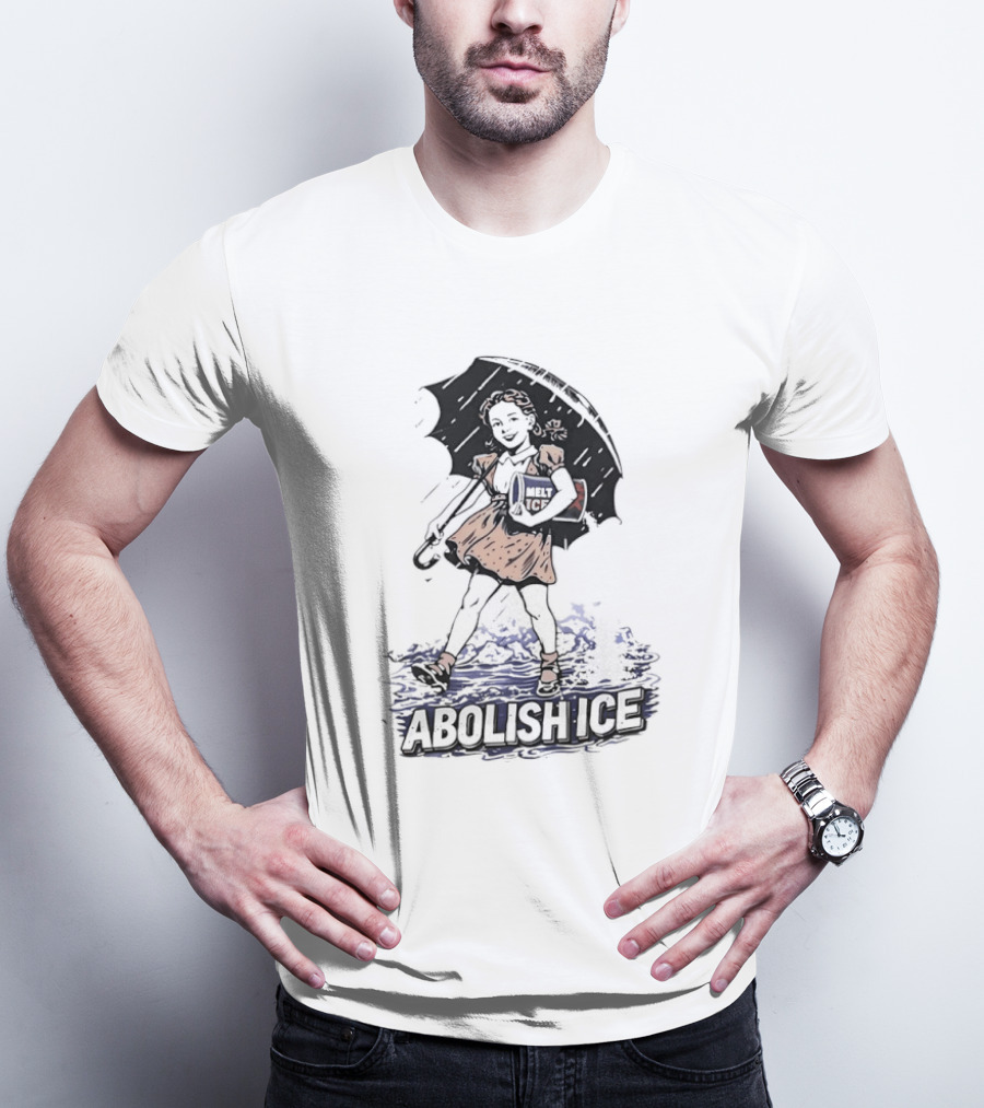 Abolish ICE Salt Girl Activism Umbrella T-Shirt