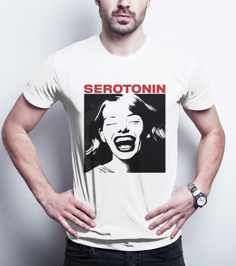 Joris Voorn Serotonin Bold Red Joyful Face T-Shirt