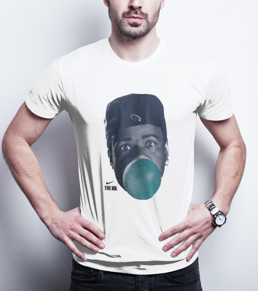 Ken Griffey Jr The Kid Seattle Mariners Hat Bubblegum T-Shirt
