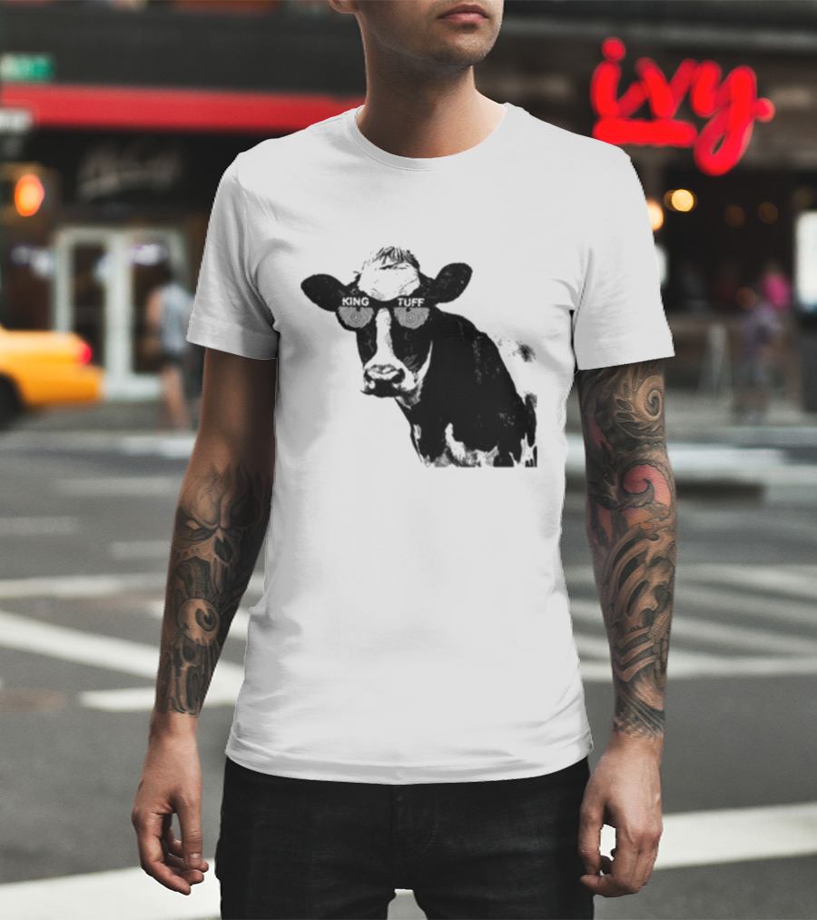 King Tuff X Ray Cow Illustration Holstein T-Shirt