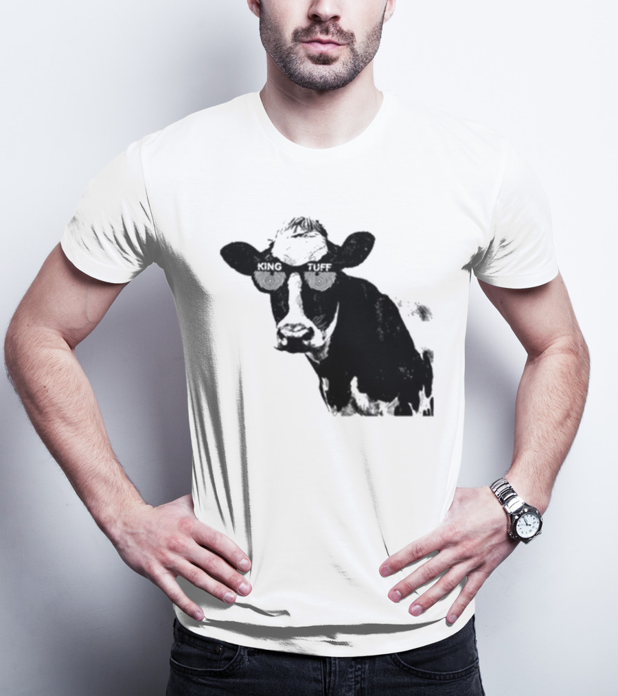 King Tuff X Ray Cow Illustration Holstein T-Shirt
