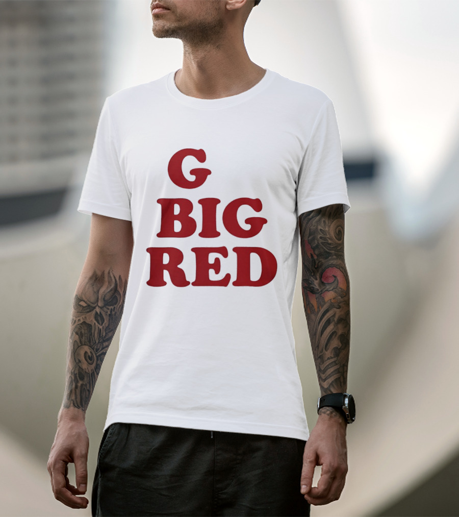 Nebraska Cornhuskers G Big Red Football Fan Gear T-Shirt