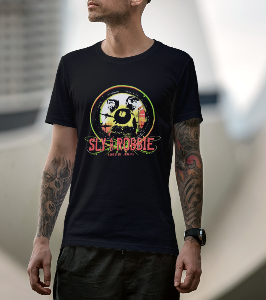 Sly And Robbie Iconic Kingston Jamaica Music Duo Reggae T-Shirt