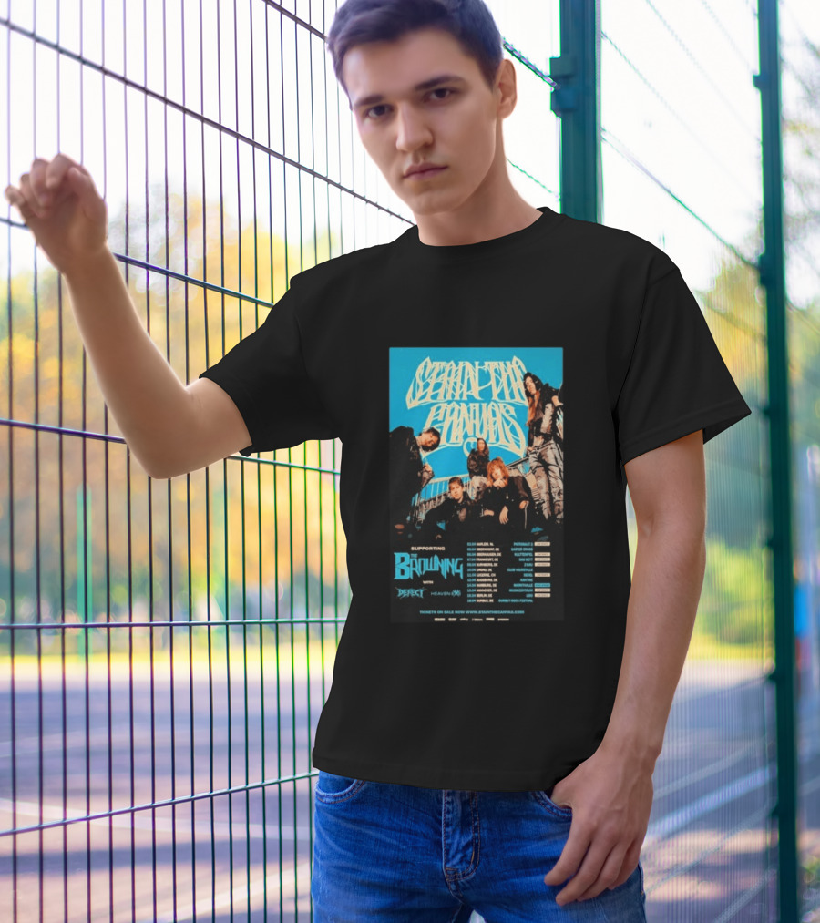 Stain The Supporting The Browning April Shows 2026 Tour With Defect And Heaven Shows Dates T-Shirt