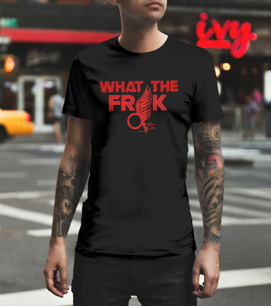 What The Frk Winged Ring Symbol CLE T-Shirt