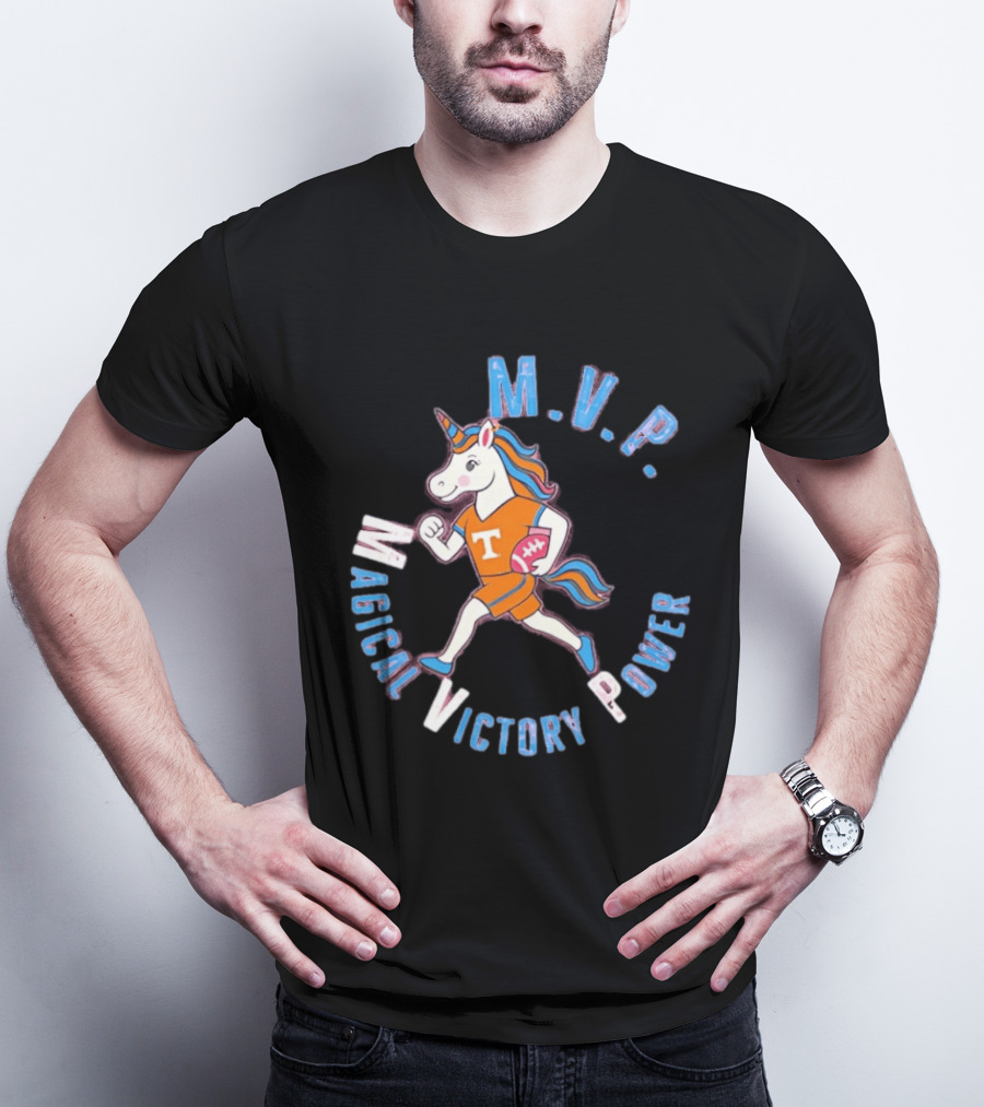 Tennessee Volunteers Unicorn M.V.P. Magical Victory Power T-Shirt