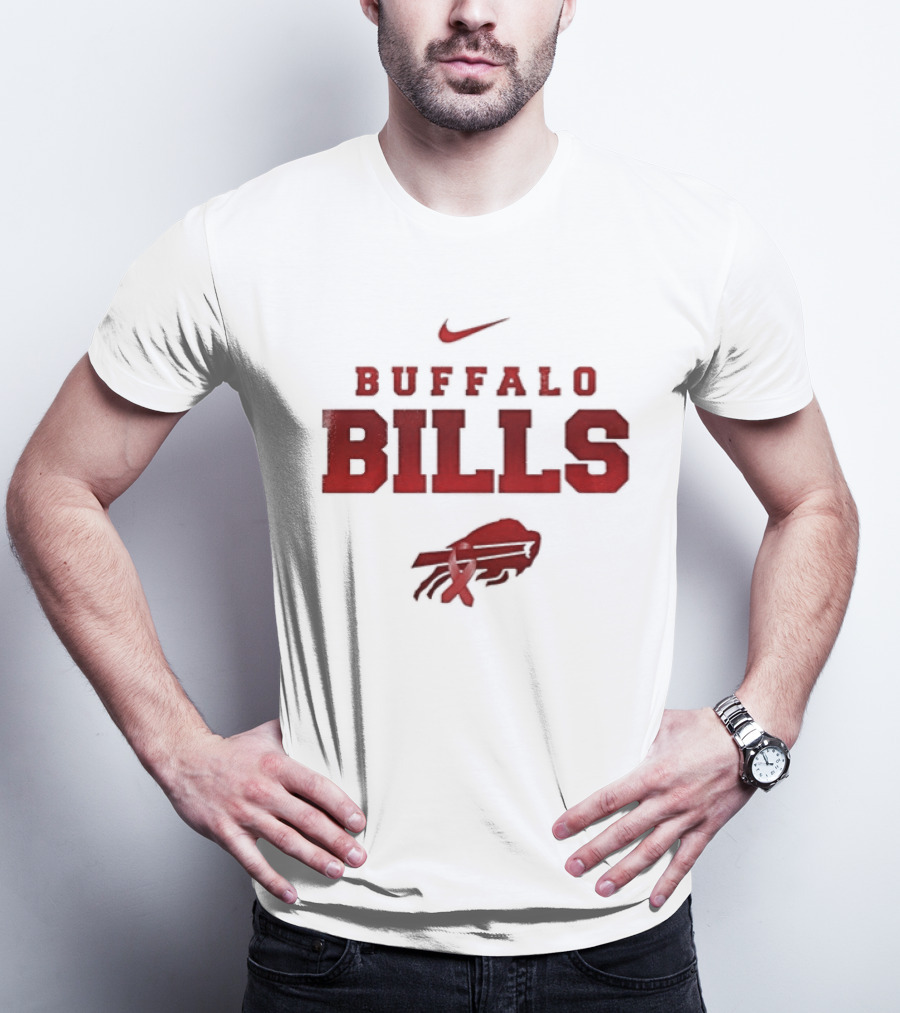 Buffalo Bills Nike Red February American Heart Month T-Shirt