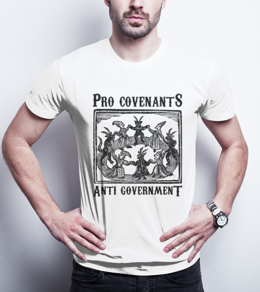Pro Covenants Anti Government Silhouette Group T-Shirt
