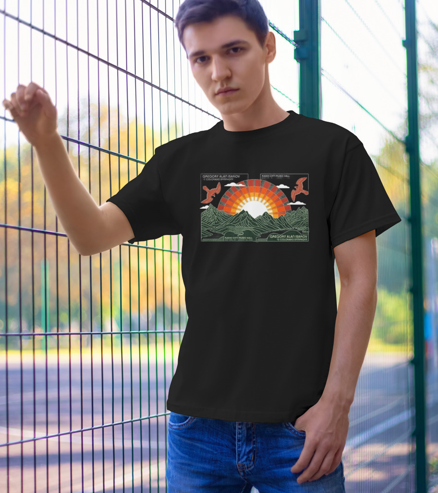 Gregory Alan Isakov Radio City Music Hall Jan 30 31 2026 New York Colorado Symphony T-Shirt