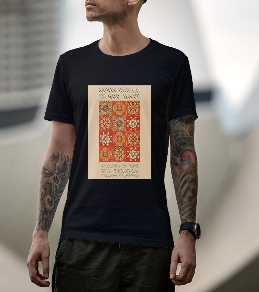 Jason Isbell And The 400 Unit January 29 2026 Fox Theater Oakland California T-Shirt