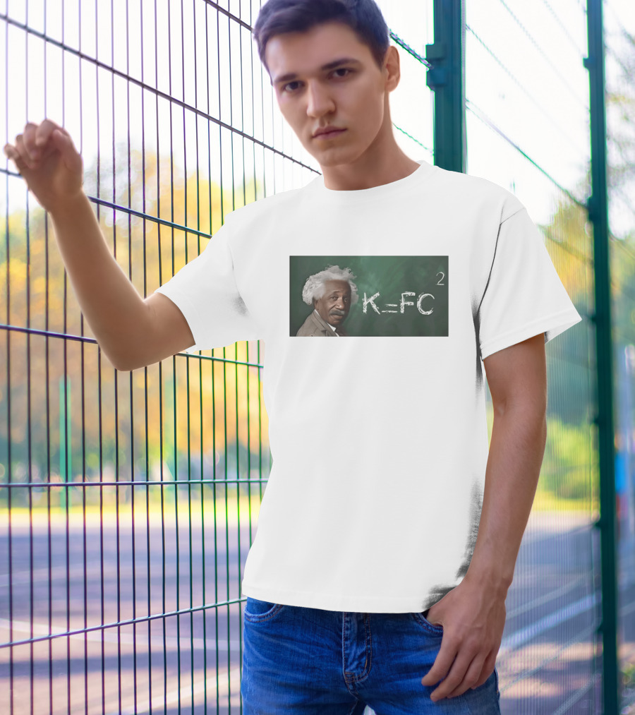 Albert Einstein K FC2 Chalkboard Equation T-Shirt