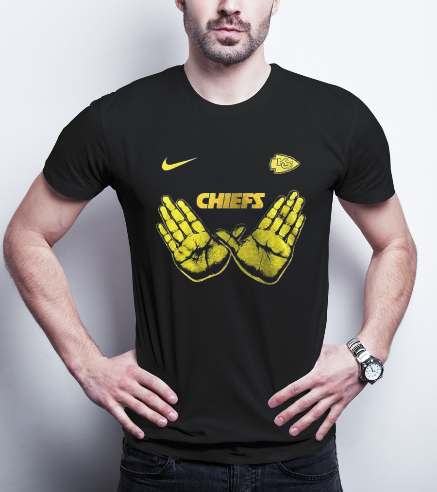 Kansas City Chiefs Wu Tang Clan Hand Sign Nike Chiefs T-Shirt